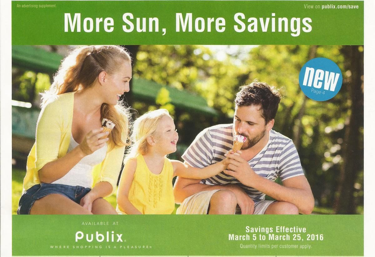 Publix Green (Grocery) Advantage Flyer 3/5 - 3/25