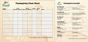 FREE Thanksgiving Planning Checklist & Menu Cheatsheet Printable!
