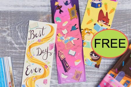 8 FREE Disney Bookmarks!