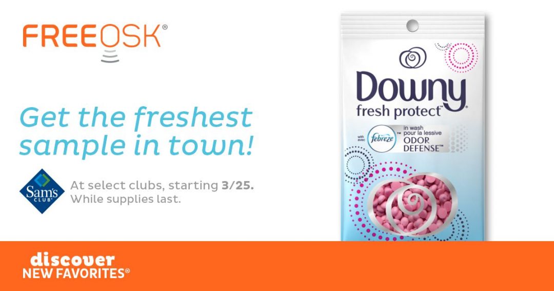 FREE Downy Fresh Protect at Sam's Club!