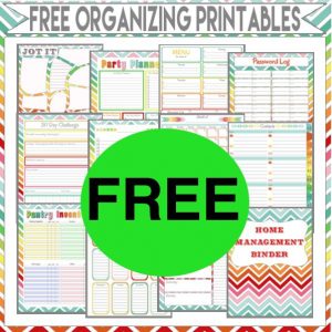 FREE Ultimate List of Organizing Printables!
