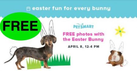 FREE Easter Bunny Photos at PetSmart!
