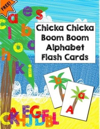 FREE Chicka Chicka Boom Boom Printable Alphabet Flash Cards!