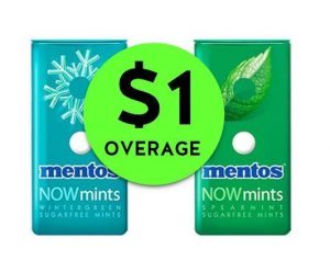 Nab TWO (2!) FREE + $1 OVERAGE on Mentos NowMints at CVS! ~ Starts Sunday!
