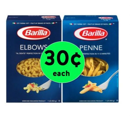 Get TWO (2!) Boxes of Barilla Pasta Only 30¢ Each at Winn Dixie! ~Right ...