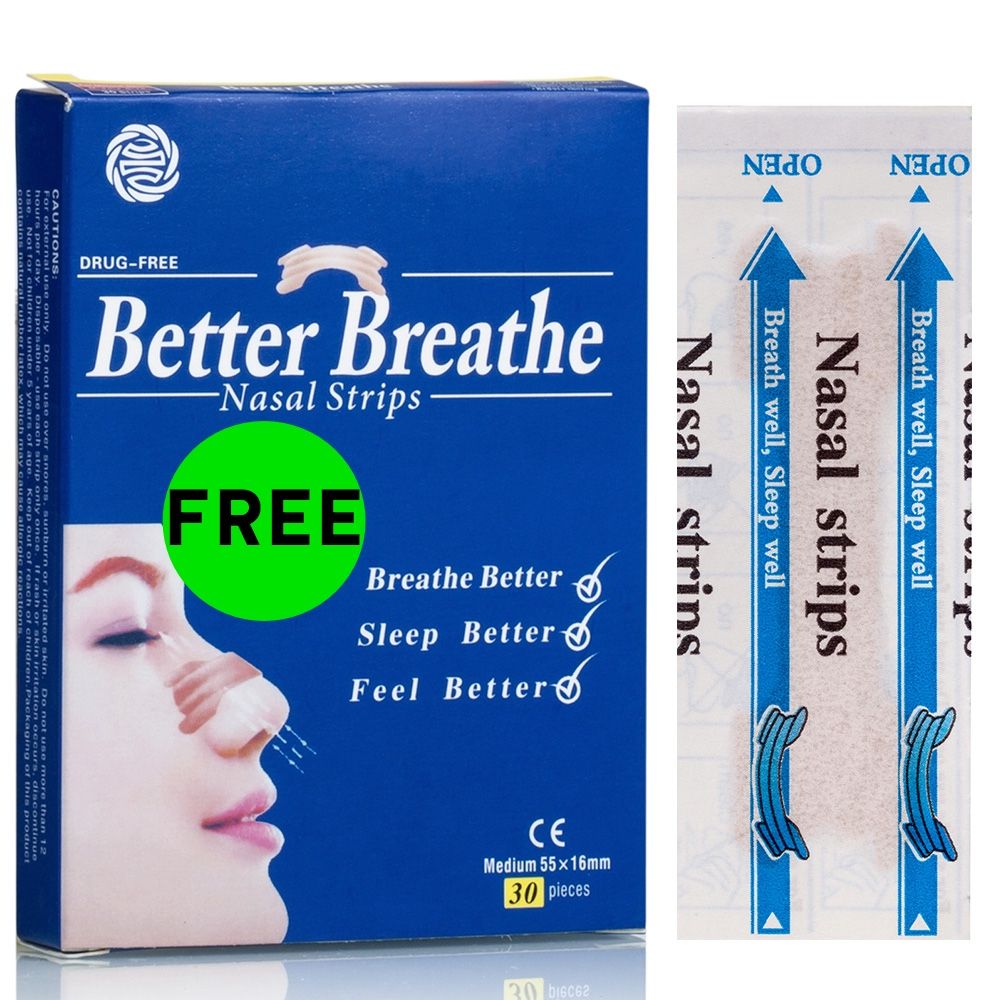 FREE Better Breathe Nasal Strips!