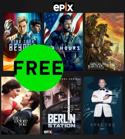 FREE 30-Day Epix Trial! {No Credit Card Info Required}