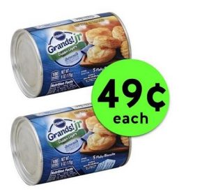 Nab Pillsbury Grands Jr. Flaky Buttermilk Biscuits ONLY 49¢ Each at ...