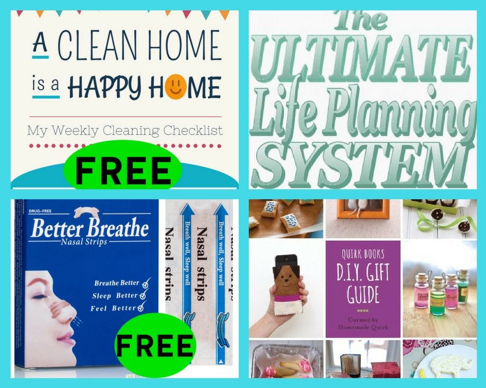 FOUR (4!) FREEbies: Printable Weekly Cleaning Checklist, Ultimate Life ...
