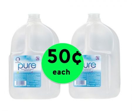 Gerber Pure Purified Water Gallon Size ONLY 50¢ Each at Walmart! ~Right ...