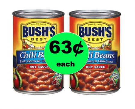 It's Chili Time! Get Bush's Beans ONLY 63¢ Each at Winn Dixie! ~Right Now!