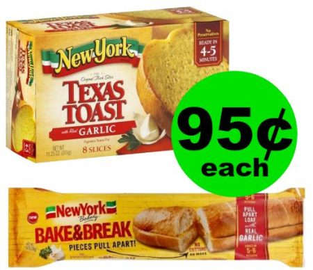 New York Frozen Garlic Bread for 95¢ Each at Publix! ~ Ends Tues/Weds!