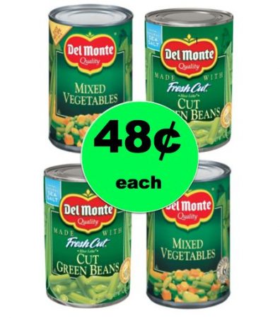 Get Veggie Crazy! Grab 48¢ Del Monte Vegetables Cans at Publix ...