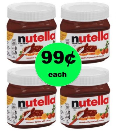 Make 'Em Smile with 99¢ Nutella Hazelnut Spread at Target {and ...