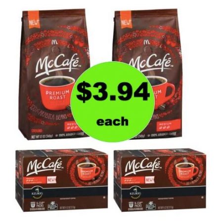 Grab Your Coffee Deal with $3.94 McCafe Coffee Bags or K-Cups at ...