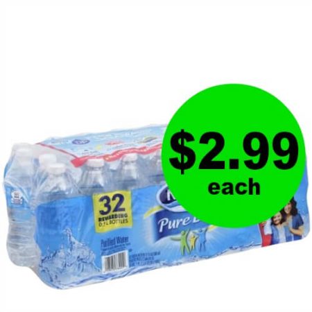 Nestle Pure Life Water 32 Pack ONLY $2.99 Each at Publix!