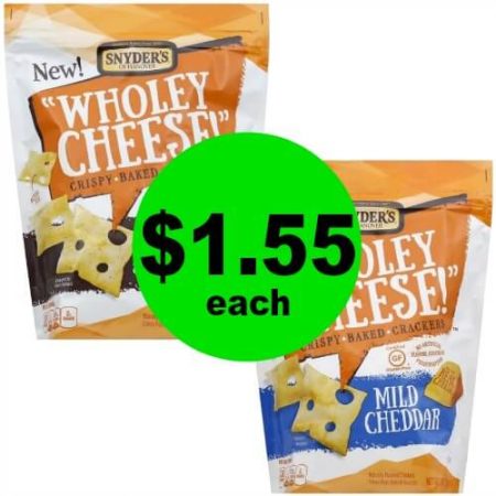 Crunch On with $1.55 Snyder's Wholey Cheese Baked Crackers at Publix ...