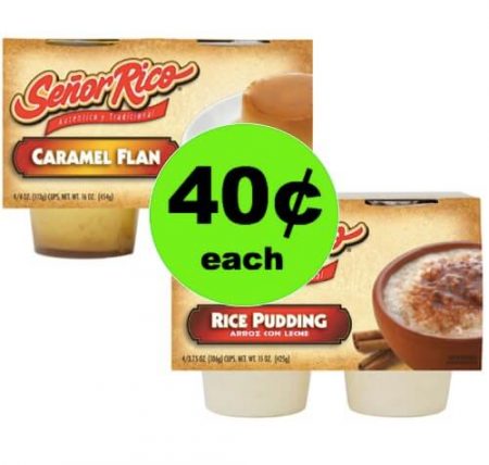 Enjoy 40¢ Senor Rico Caramel Flan or Rice Pudding at Winn Dixie! (Ends 5/8)