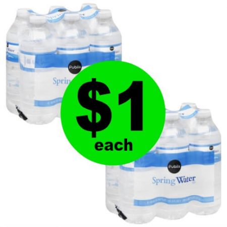 ?Publix Spring Water 6 Packs Are $1! No Coupon Needed! (Ends 6/5 Or 6/6)