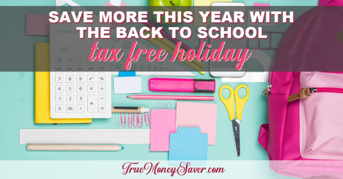 Save More With The Back To School Tax Free Shopping Weekend