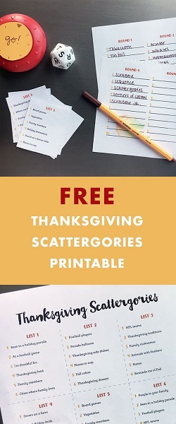 The Best Printable Thanksgiving Games & Crafts For More Fun