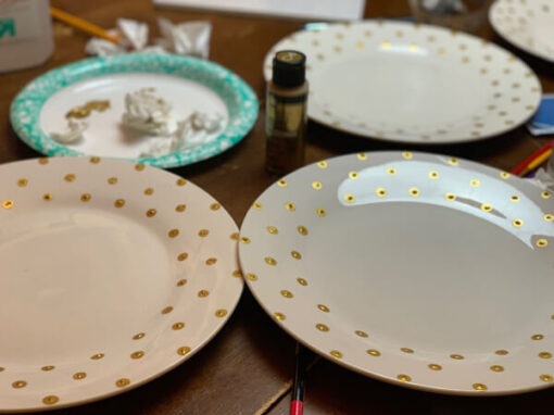 Painting Plates To Make The Best Celebration Plates