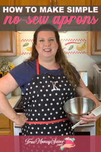How To Make Simple Aprons Without Sewing