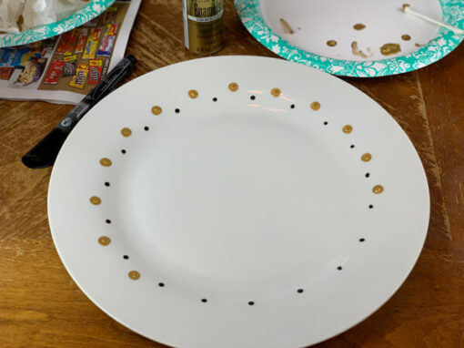 Painting Plates To Make The Best Celebration Plates